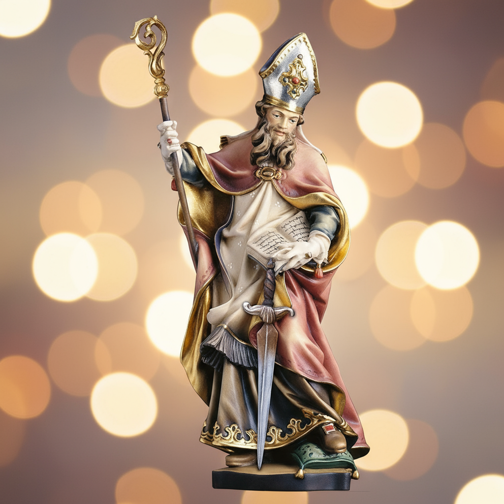 Saint Thomas Becket Statue | Multiple Sizes – Hand Carved Gifts